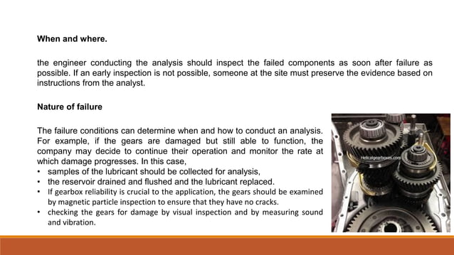 Gear failure analysis | PDF