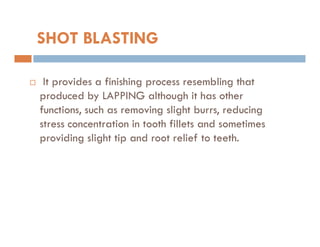 Gear finishing methods | PDF