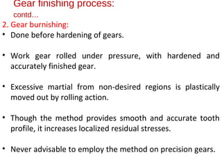 Gear finishing process | PPT