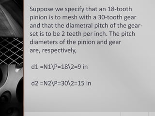 Gear fundamentals | PPTX