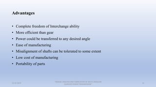 Gearless mechanism | PPTX