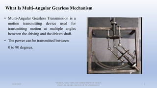 Gearless mechanism | PPTX