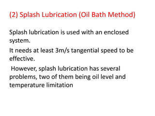 Gear lubrication | PPTX