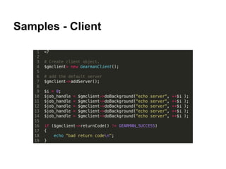 Distributed Queue System using Gearman | PPT