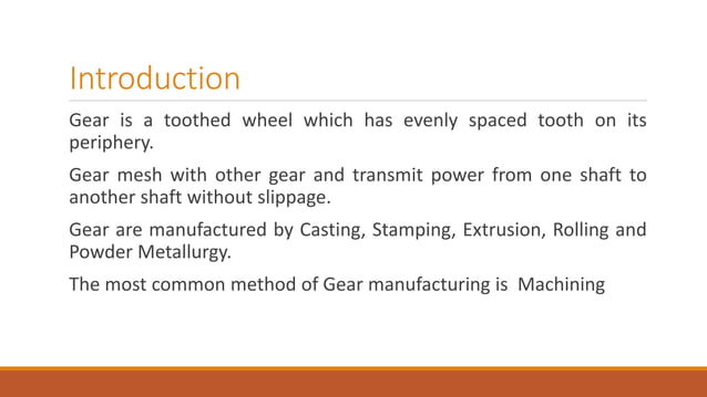Gear Manufacturing.pptx
