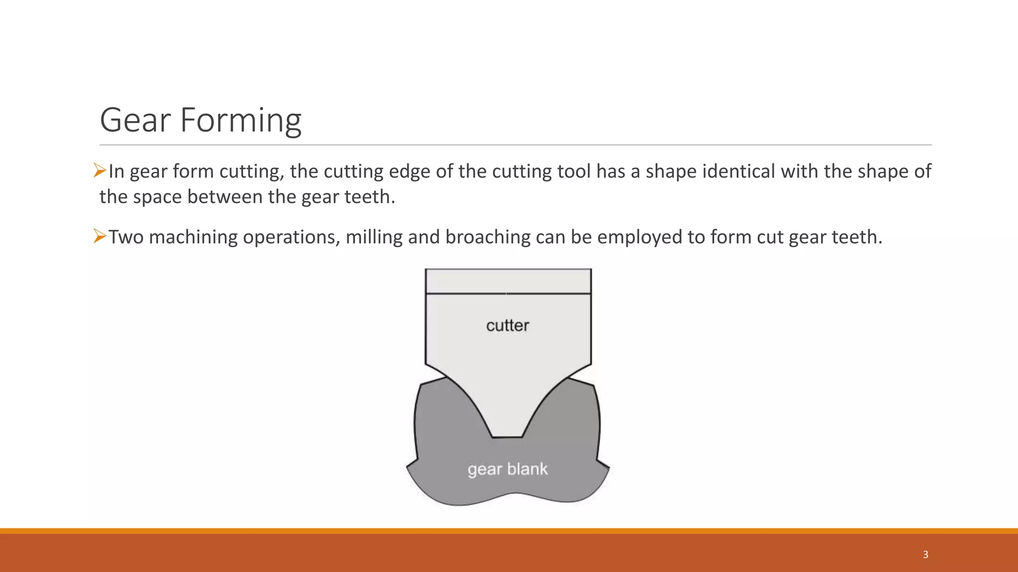 Gear manufacturing methods | PPTX