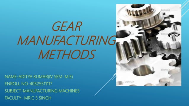 What Is Gear Manufacturing – Gear Milling Machine – XFWKZ