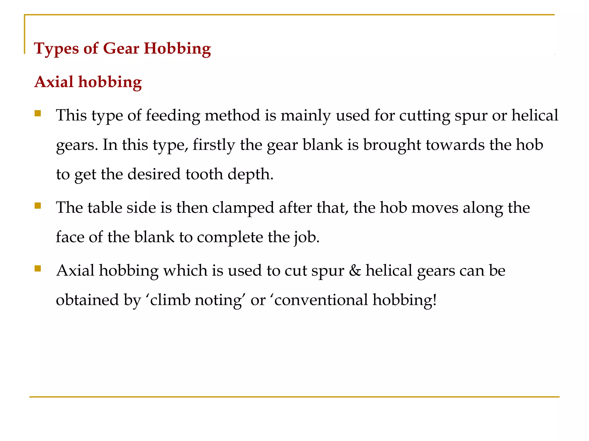 Gear manufacturing process | PPT