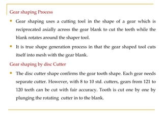 Gear manufacturing process | PPT