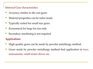 Gear manufacturing process | PPT