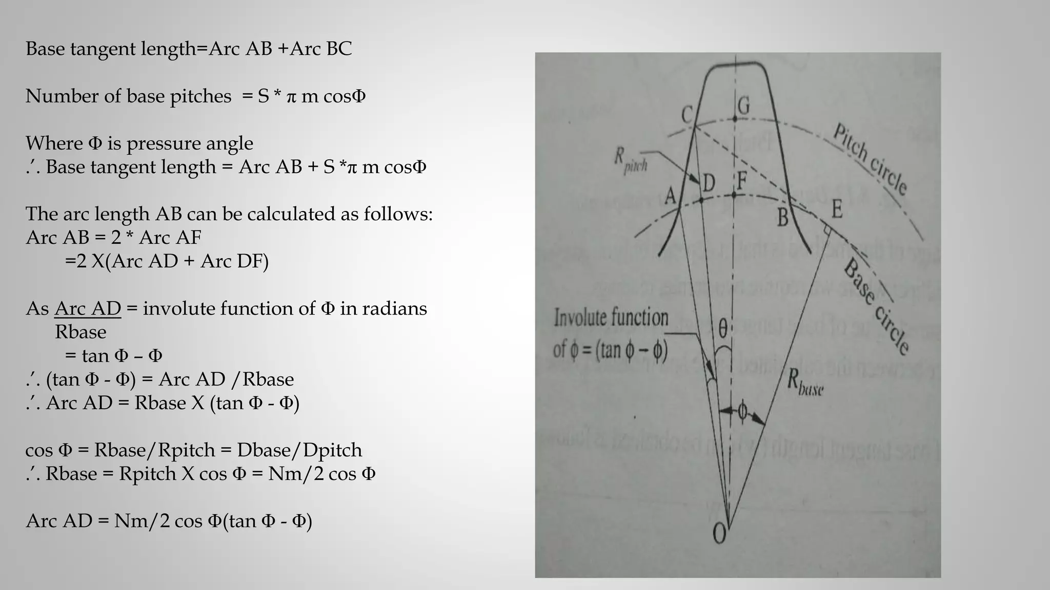 Gear measurements:- MECHANICAL MEASUREMENTS AND METROLOGY | PPTX