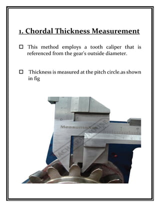 Gear Metrology | PDF