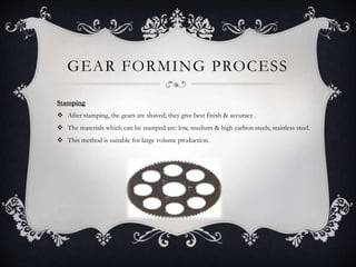 Gearbox automobile mfg process | PPTX