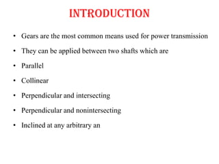 Gear ppt by sanjeev | PPTX