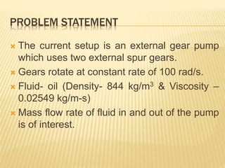 CFD Introduction using Ansys Fluent | PPTX
