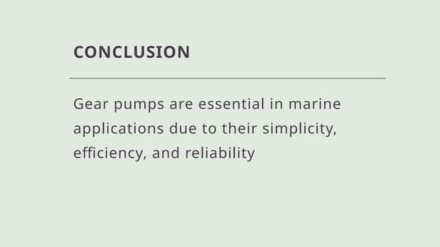 GEAR PUMPS.pptx used in merchant Navy ships | PPTX