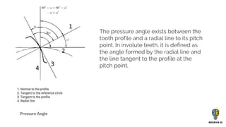 Gears Terminology - Mechanical Engineering | PDF