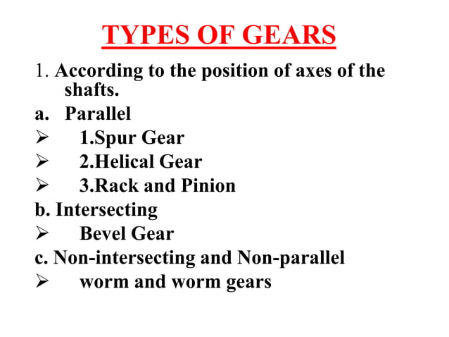 Introduction to Gears | PPTX