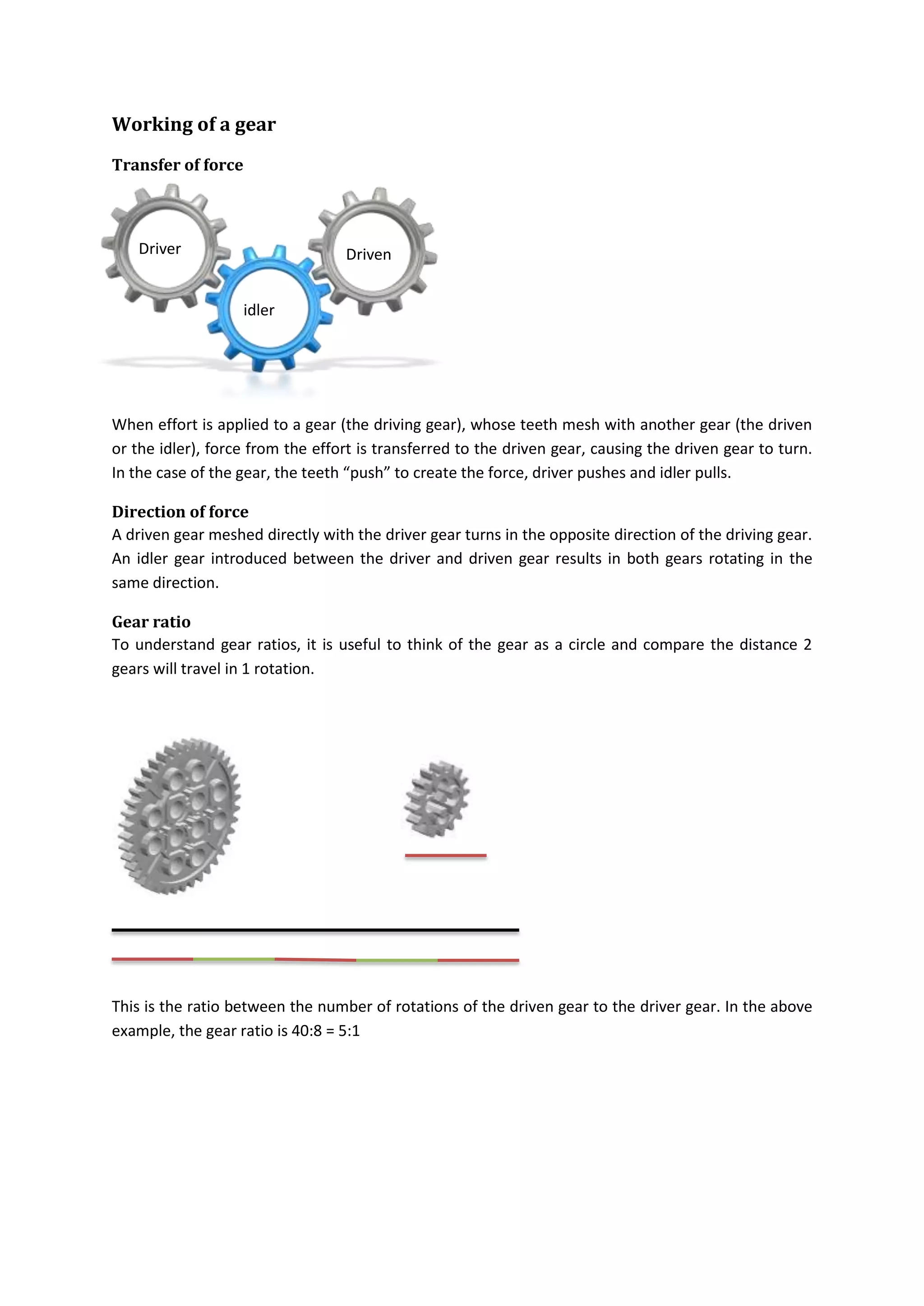 Gears: Lego Mindstorms | PDF
