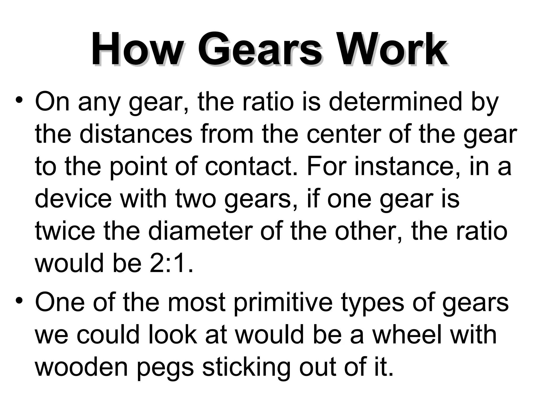 Gears | PPT