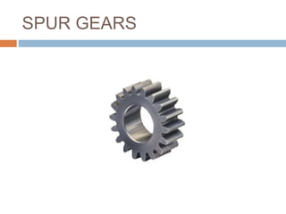 HOW GEARS FUNCTIONS AND THEIR USES BASES | PPTX