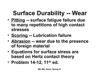 Chapters 14 and 15 Gear Bending and Surface Stresses | PPT | Physics ...