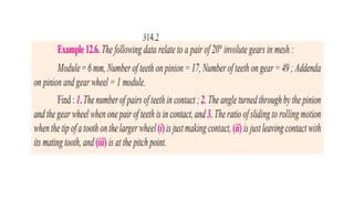 Gear and Gear Trains practice problems.. | PPTX