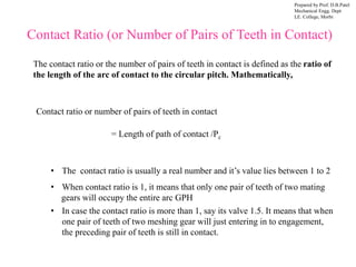 Gears and Gear Train for the students of Mechanical | PPT