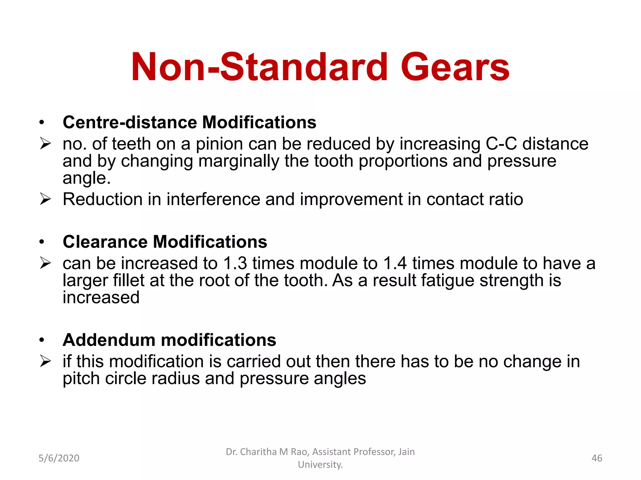 Gears and gear trains | PPTX