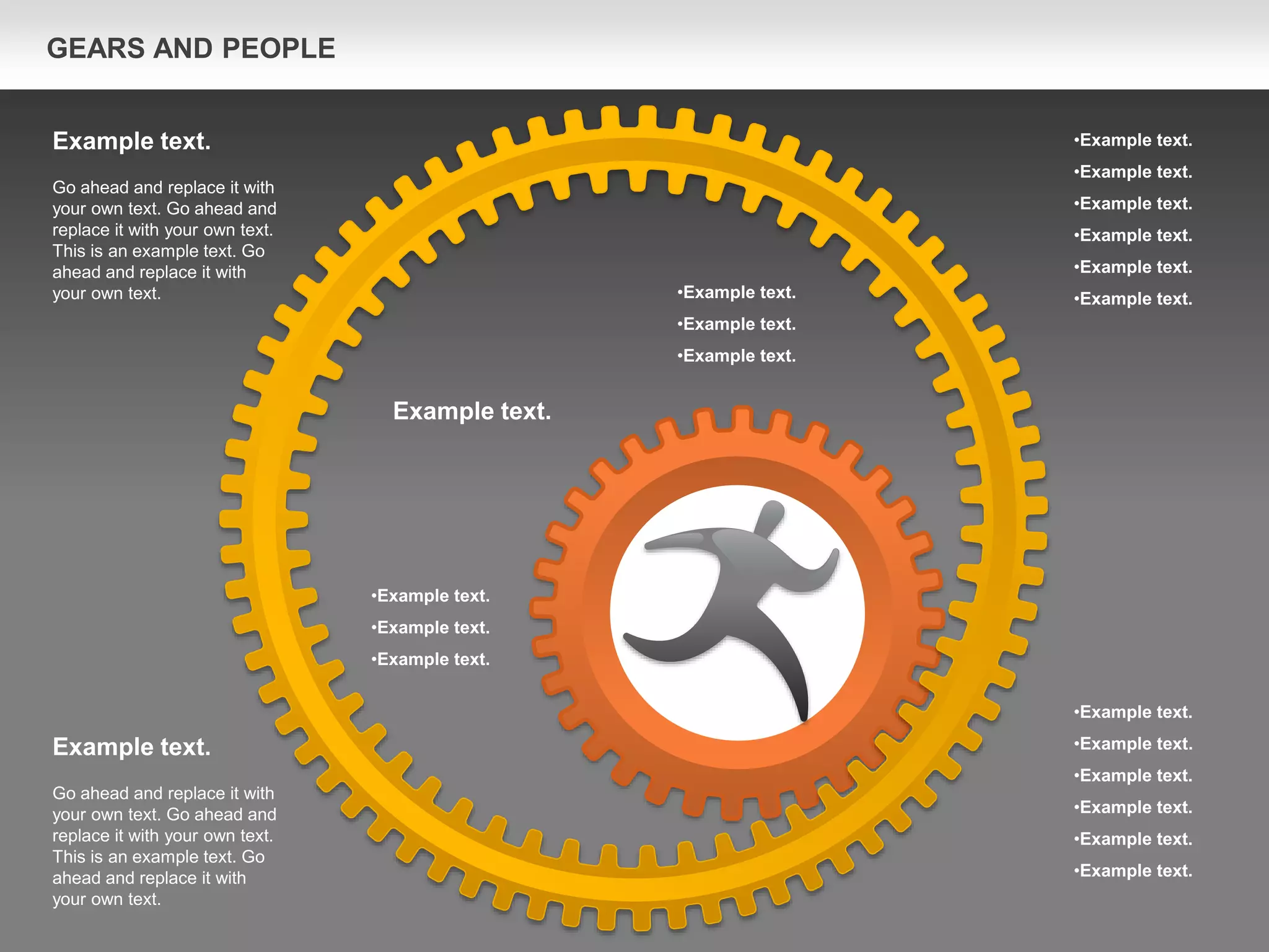 Gears and People (for PowerPoint and Google Slides) | PPTX