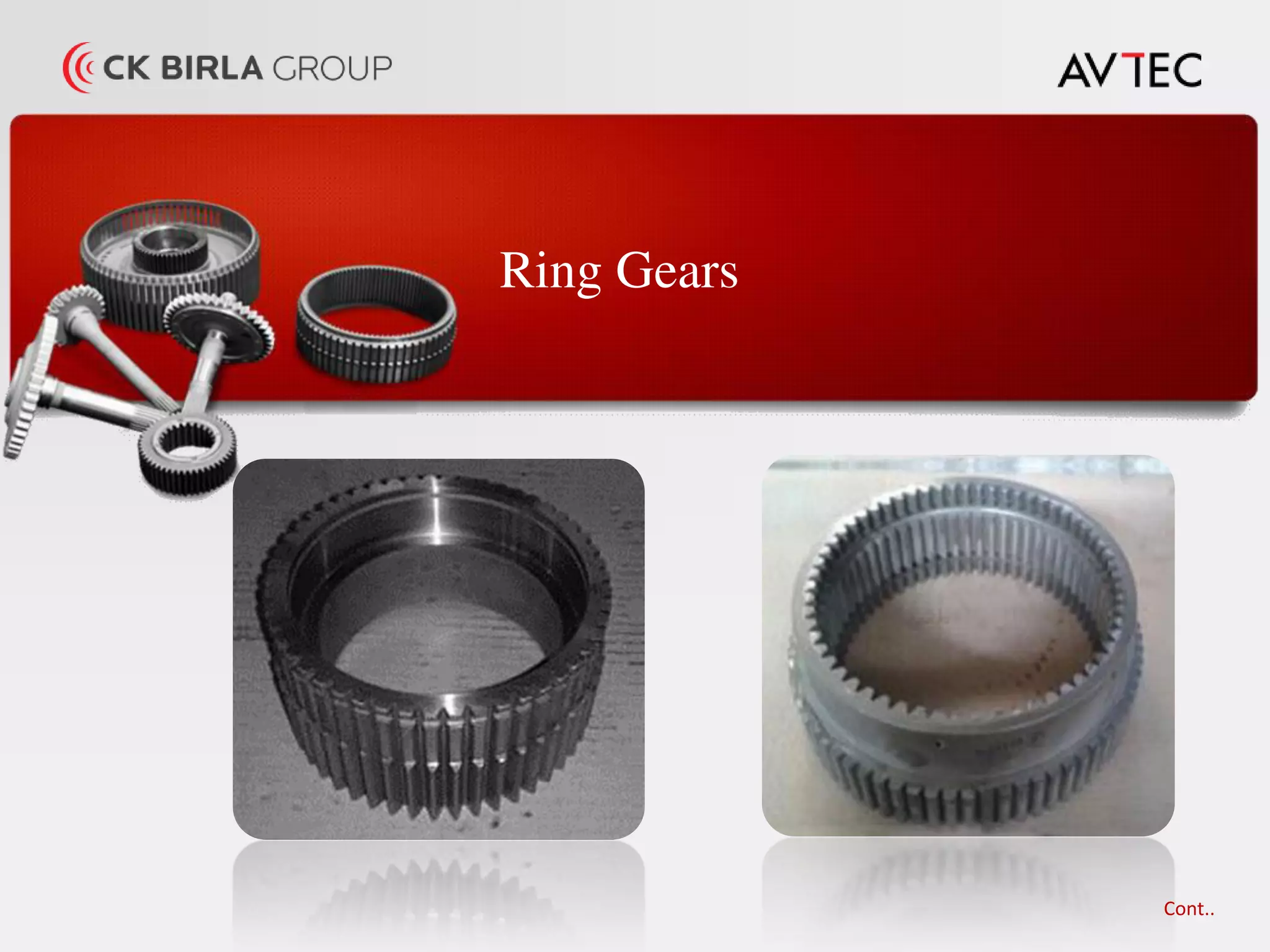 Gears and shafts Avtec | PPT