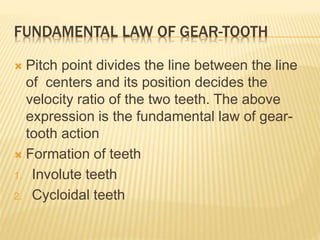 Gears by k.santhosh | PPTX | Physics | Science