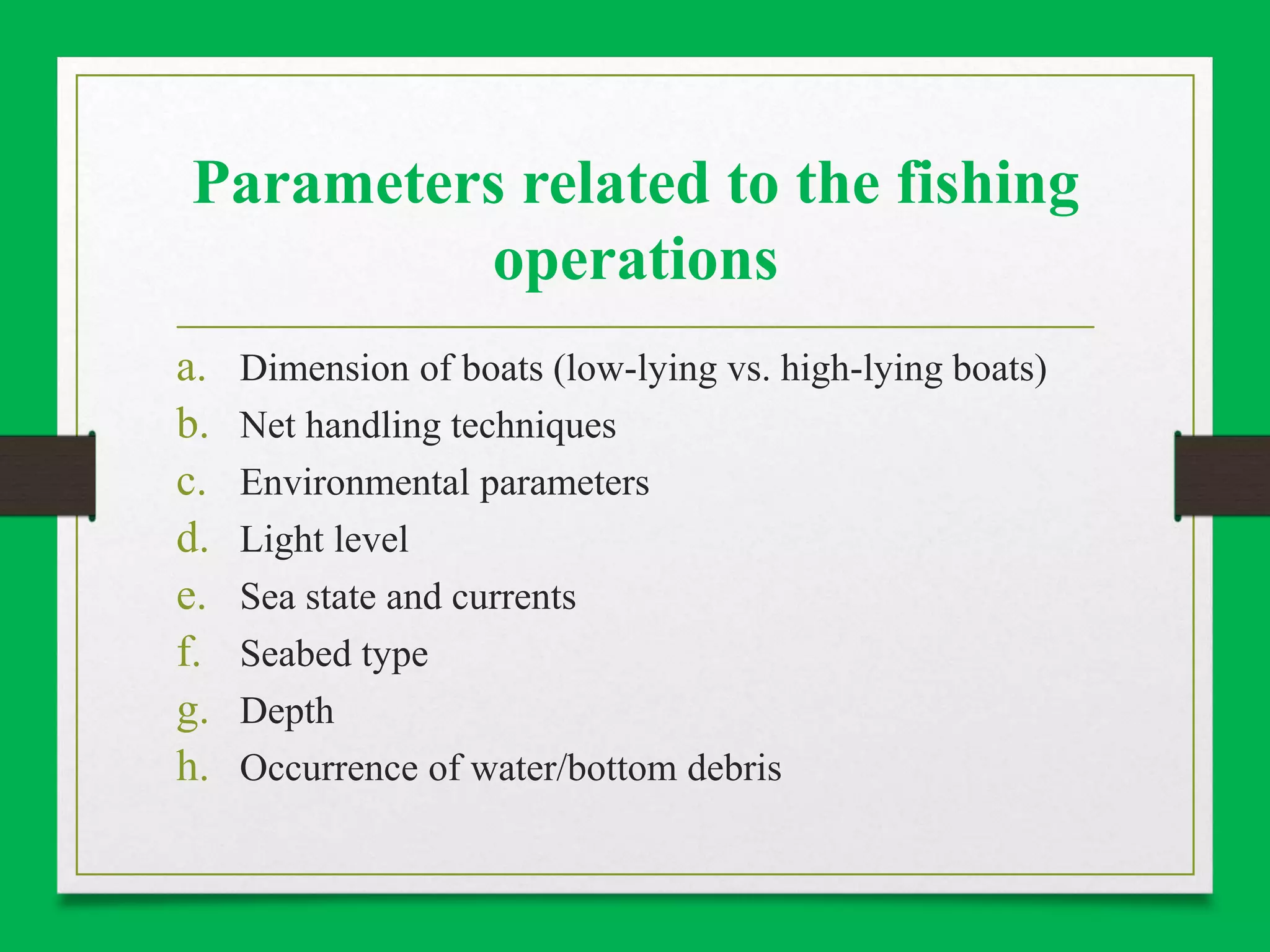 Fishing Gear selectivity | PPTX