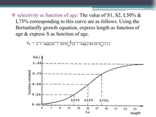 Gear selectivity, sampling of commercial catches | PPTX