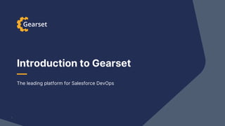 How to build a Salesforce DevOps process with Gearset | PPT