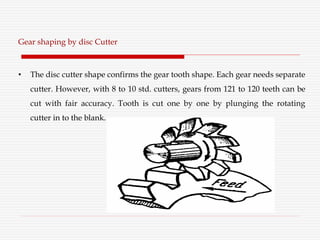 Gear shaping | PPTX