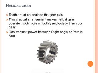 Gears And its types | PPTX