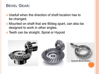Gears And its types | PPTX