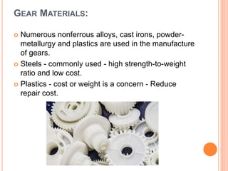 Gears And its types | PPTX