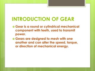 Gears | PPT