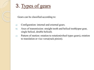 Gears Manufacturing | PPTX