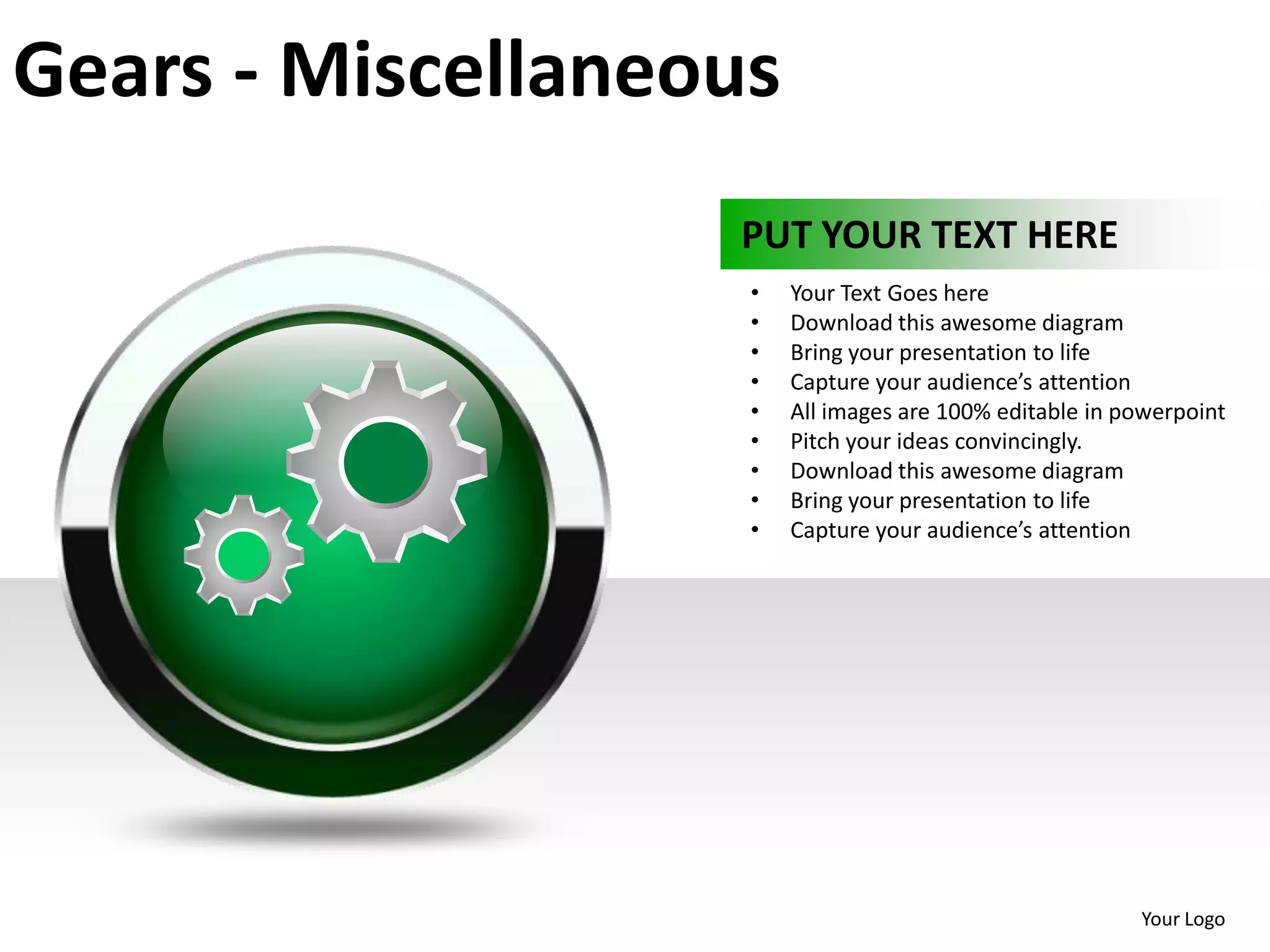 Gears misc powerpoint presentation templates | PPT