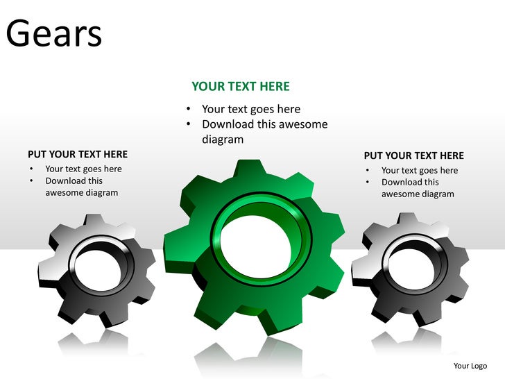 Gears powerpoint presentation templates