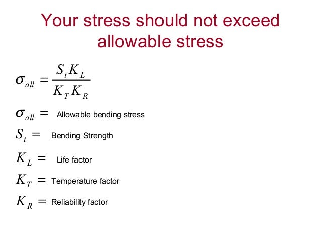 Allowable design bending stress calculation - hiveptu