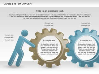 Gears System Concept Diagram (for PowerPoint and Google Slides) | PPTX