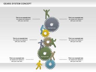 Gears System Concept Diagram (for PowerPoint and Google Slides) | PPTX