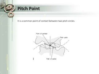 Gear terminology Mechanical 3rd Sem GTU | PPTX
