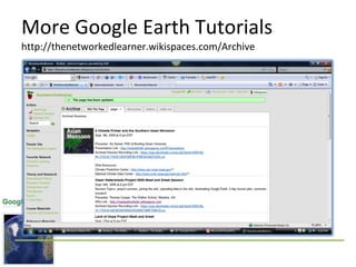 Google Earth Basics | PPT | Search | Internet