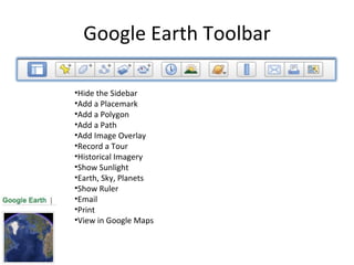 Google Earth Basics | PPT | Search | Internet