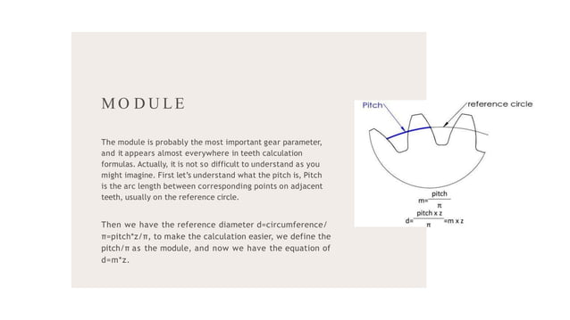 Gear Tooth Nomenclature.pptx | Physics | Science